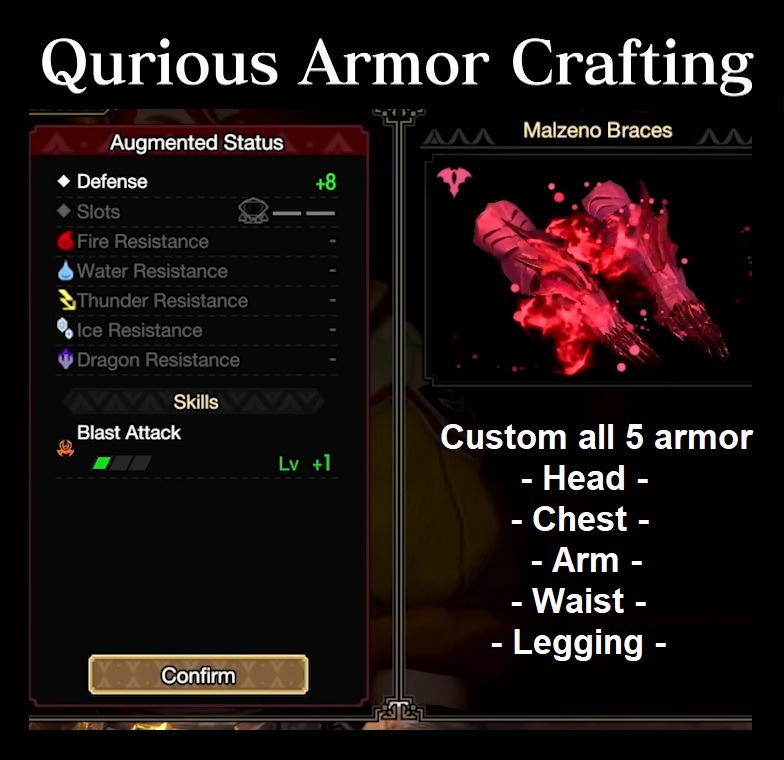 Monster Hunter Rise Sunbreak Qurious Crafting Augment Mod / Save Edit ...
