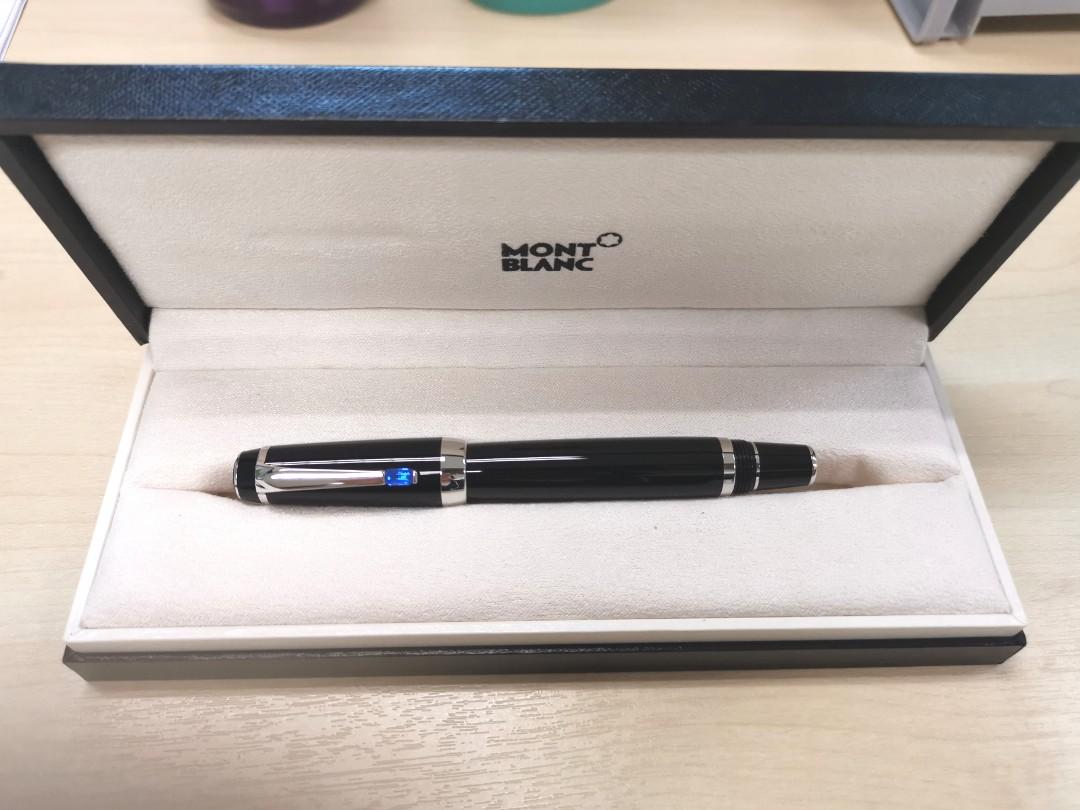 Montblanc sapphire ballpoint pen, Luxury, Accessories on Carousell