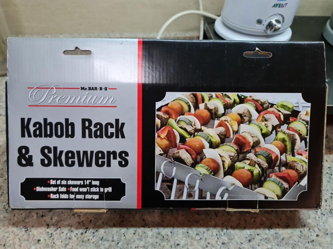 Mr. BAR-B-Q Kabob Rack & Skewers, TV & Home Appliances, Kitchen ...