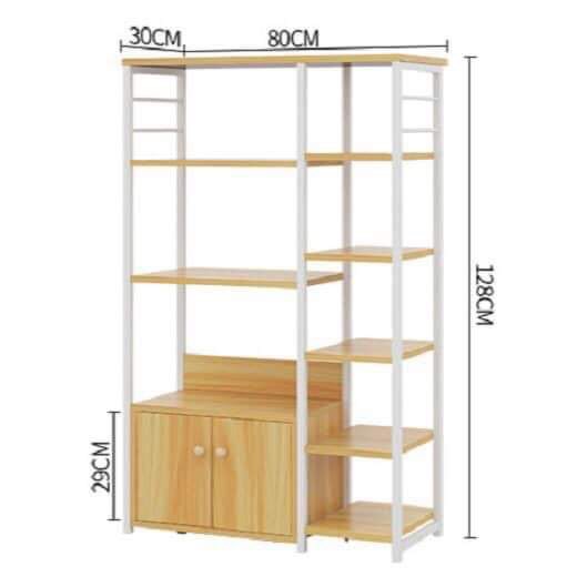 Multi Layer Shelf Standing Storage Shelf Cabinet, Furniture & Home ...