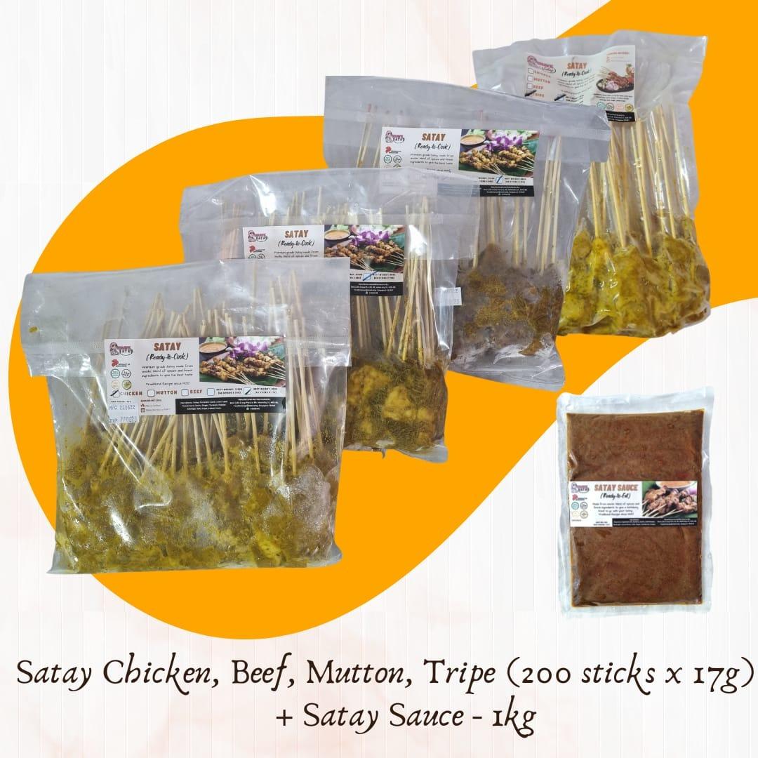 Muslim Owned Combo Set Satay !!!, Food & Drinks, Chilled & Frozen Food ...