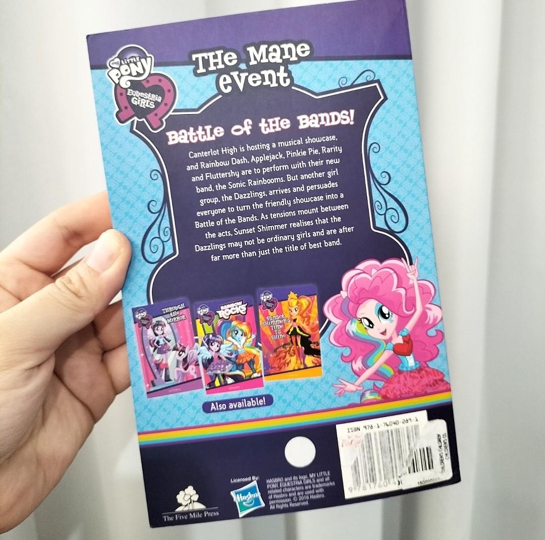 My Little Pony Equestria Girls Rainbow Rocks The Mane Event Book ...