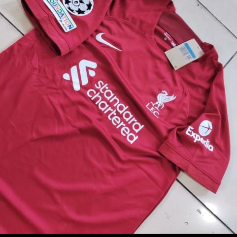 New Liverpool home full patches ucl +nameset 22/23 jersey, Men's ...