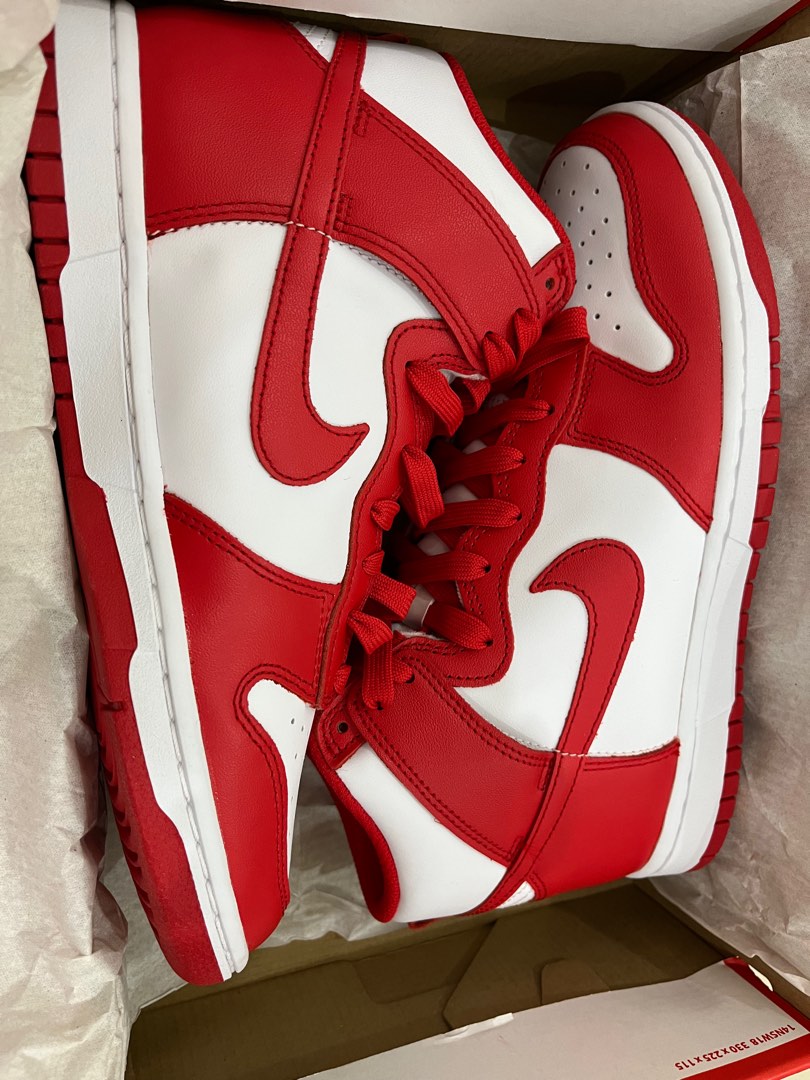 Nike Dunk Champion Ship Red, Men's Fashion, Footwear, Sneakers on Carousell