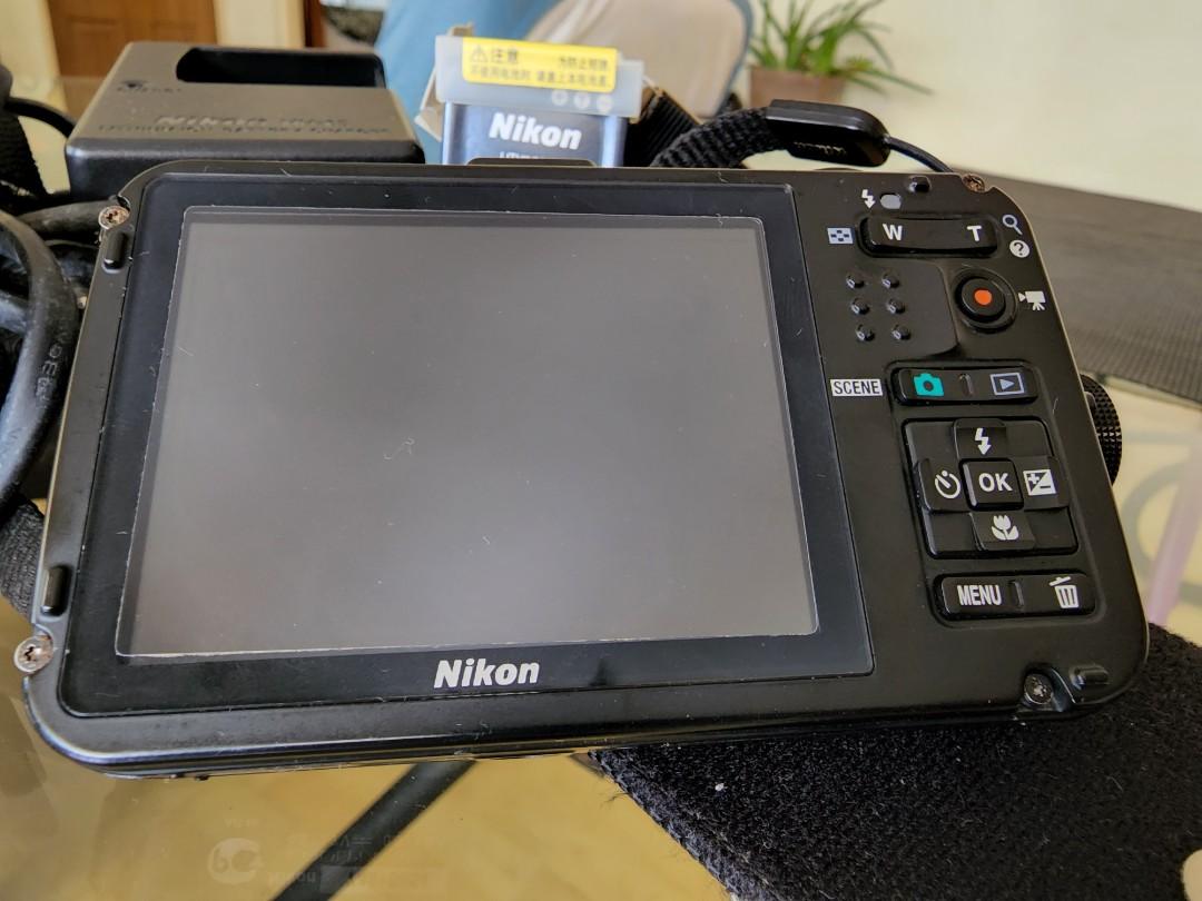 Nikon Coolpix waterproof shockproof underwater camera 10m/33ft built ...