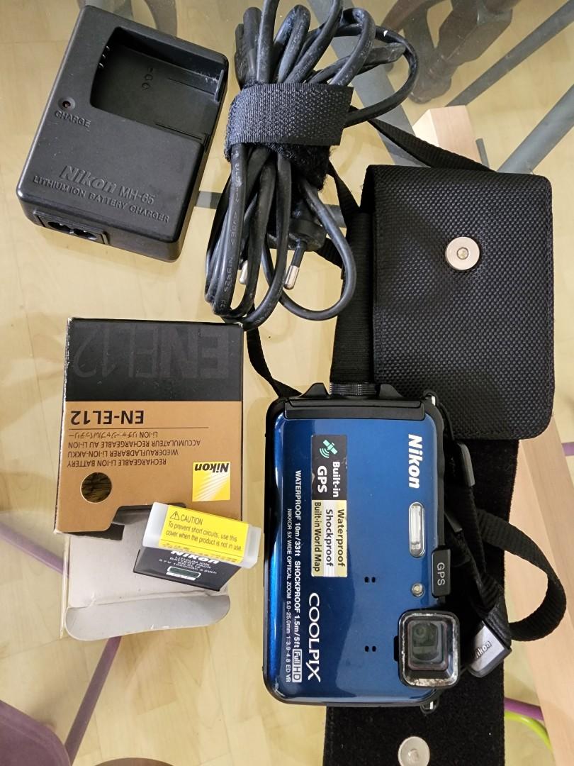 Nikon Coolpix waterproof shockproof underwater camera 10m/33ft built ...