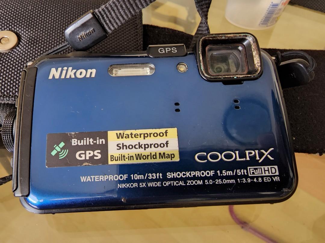 Nikon Coolpix waterproof shockproof underwater camera 10m/33ft built ...