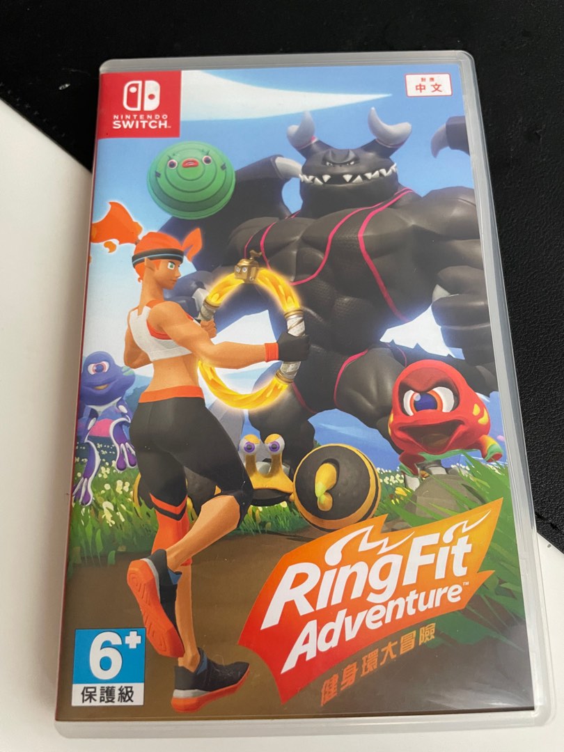 Nintendo Switch - Ring Fit Adventure, Video Gaming, Video Games ...