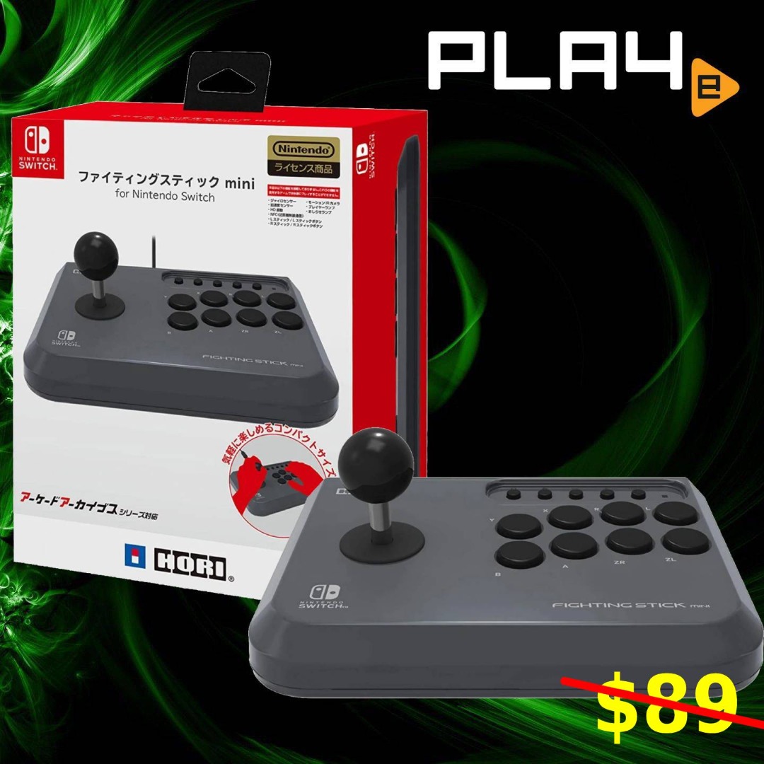 Nintendo Switch Hori Fighting Stick Mini (1461891) Brand New, Video ...