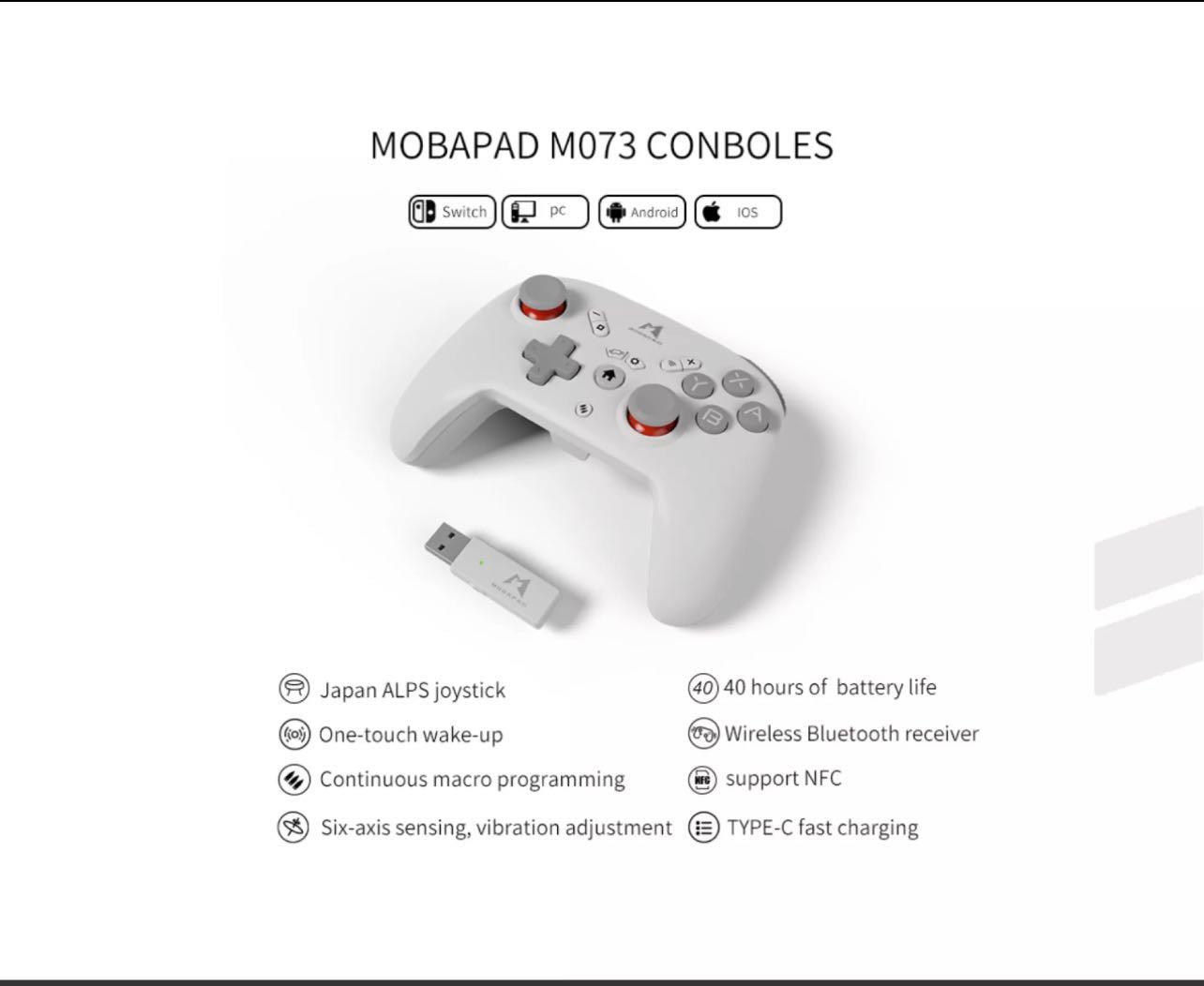 Mobapad Wireless Gaming Controller M073-Switch/PC/IOS/Andriod, Video Gaming, Video Games ...