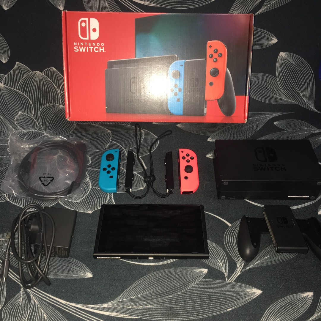 Nintendo Switch Version 2 (Neon), Video Gaming, Video Game Consoles ...