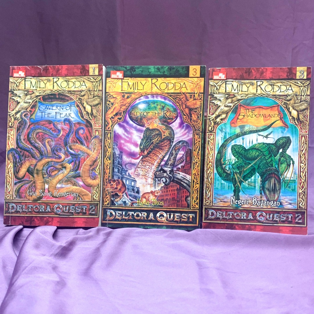 Novel Deltora Quest (Emily Roda) Incomplete, Buku & Alat Tulis, Buku di ...