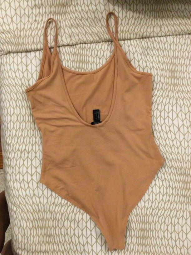Nude backless onesie, Women's Fashion, Undergarments & Loungewear on ...