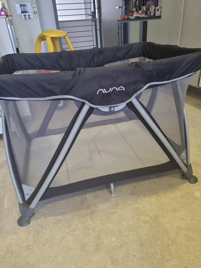 Nuna sena travel cot, Babies & Kids, Baby Nursery & Kids Furniture ...