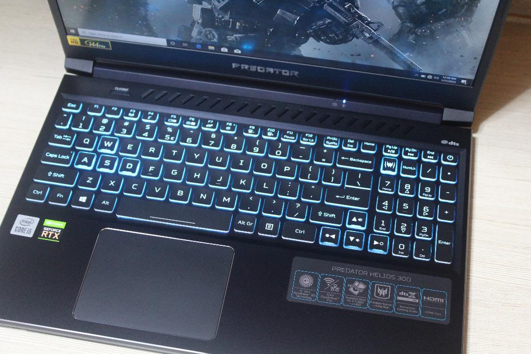 nvidia RTX3060 acer predator helios 300 i5-10300H ram 8gb ssd 256gb 1tb ...