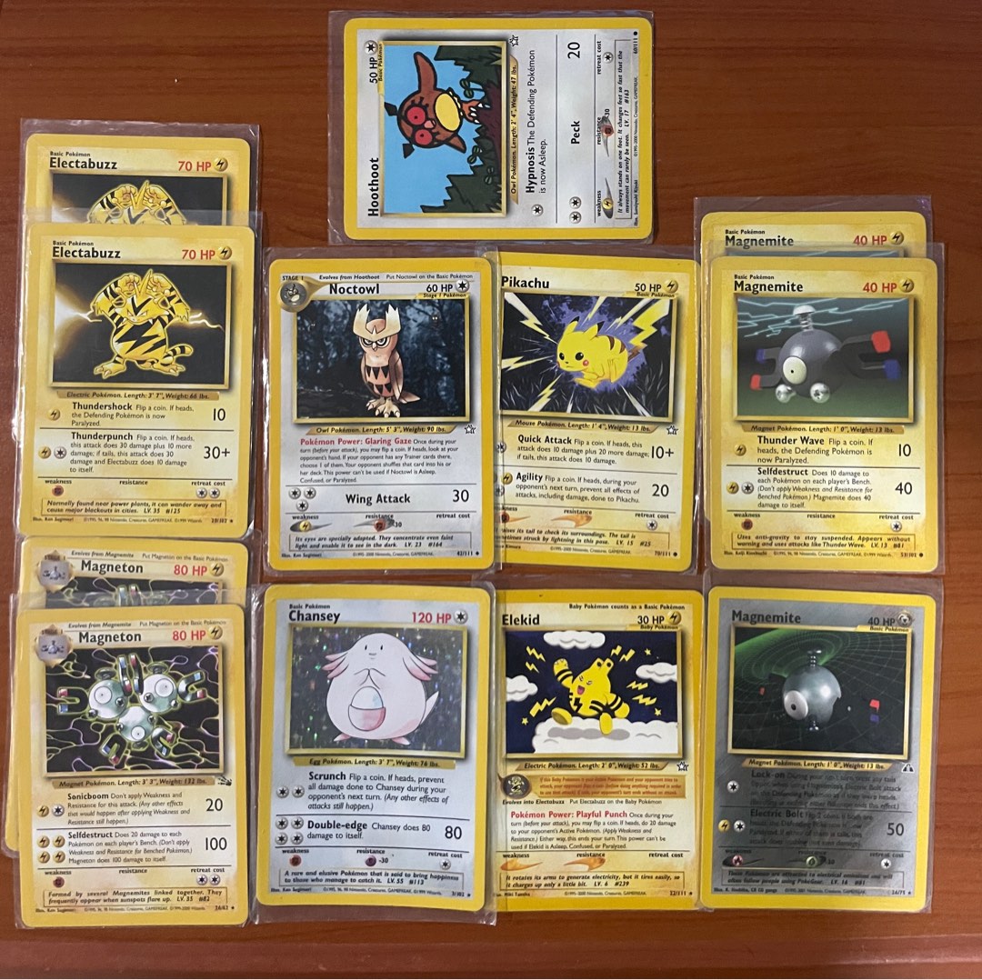 Old School Pokémon Card Full Deck, Hobbies & Toys, Toys & Games on ...