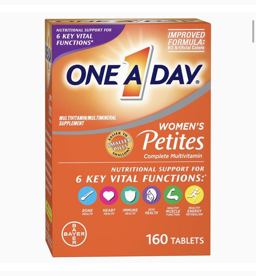 One a day women petites complete multivitamin, Health & Nutrition ...