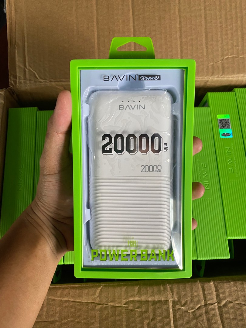 ORIGINAL BAVIN POWERBANK (20,000mah), Mobile Phones & Gadgets, Mobile & Gadget Accessories ...
