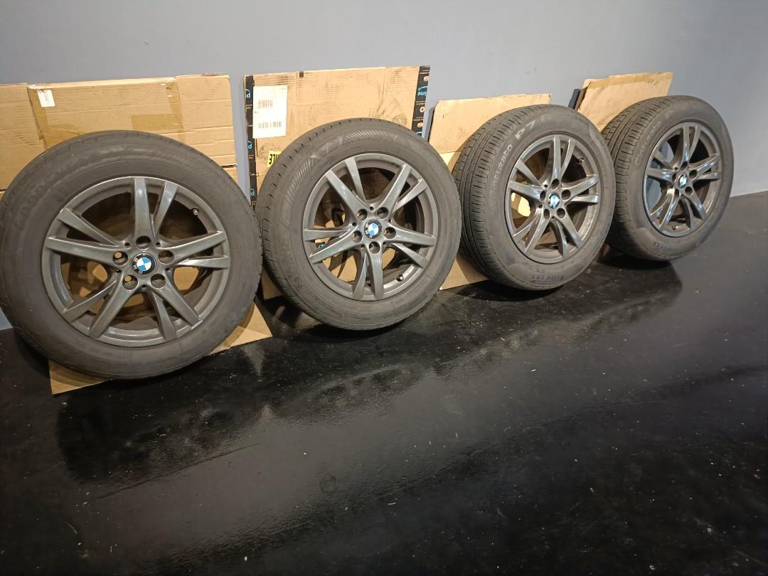 Original BMW 16" Rims with Tyres, Car Accessories, Tyres & Rims on ...