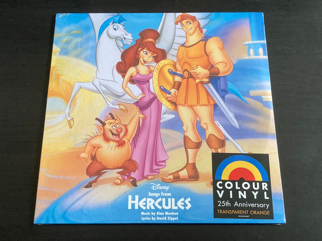 OST - Songs From Hercules LP 33⅓rpm (Orange Transparent Vinyl), Hobbies ...