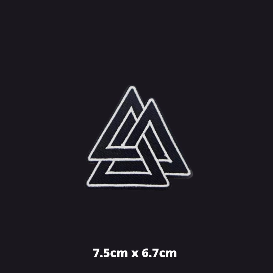 (Patch) Viking Three Triangles Sigils Sign Cool Black Noir Symbols Iron ...