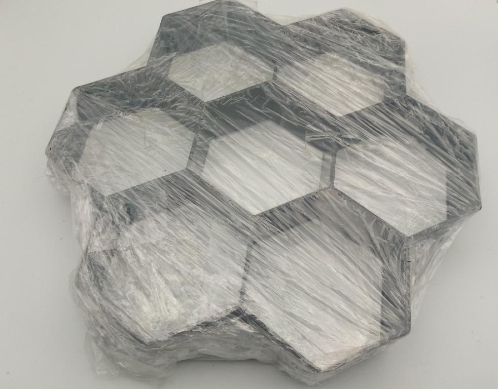 PAVEMENT MOLD Garden Path DIY Cement Mold Small Hexagon Pattern ...