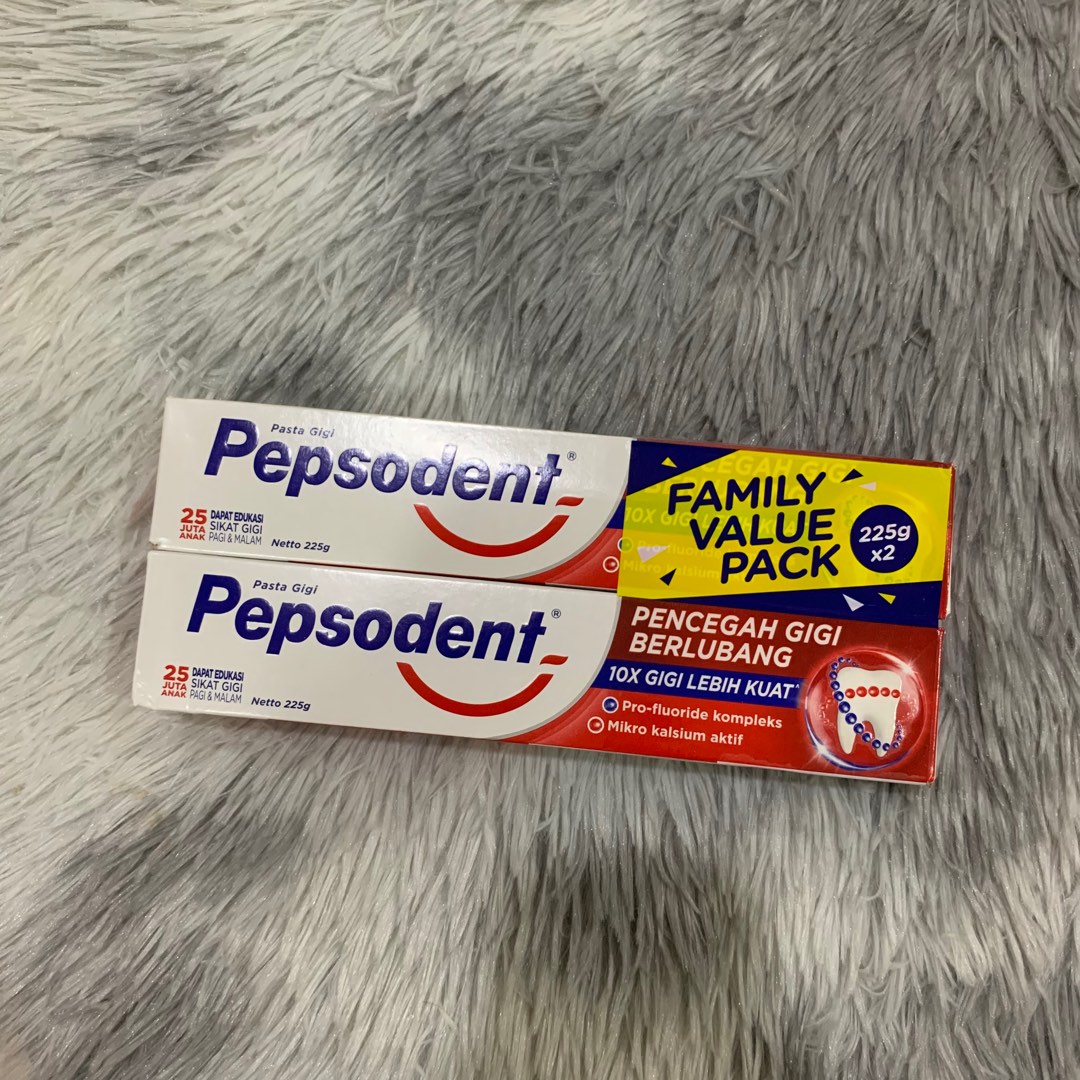 Pepsodent Cavity Fighter Toothpaste Family Pack, Beauty & Personal Care ...