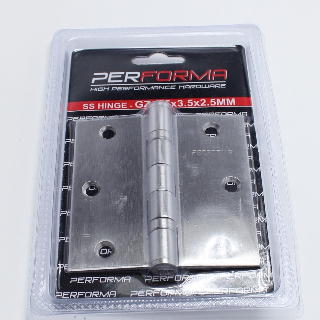 PERFORMA Solid Stainless Steel Ball Bearing Door Hinge (per pair ...