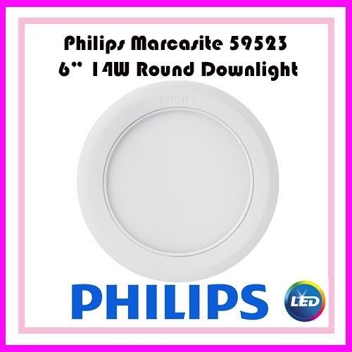 Philips 14W Round LED Downlight, Furniture & Home Living, Lighting ...