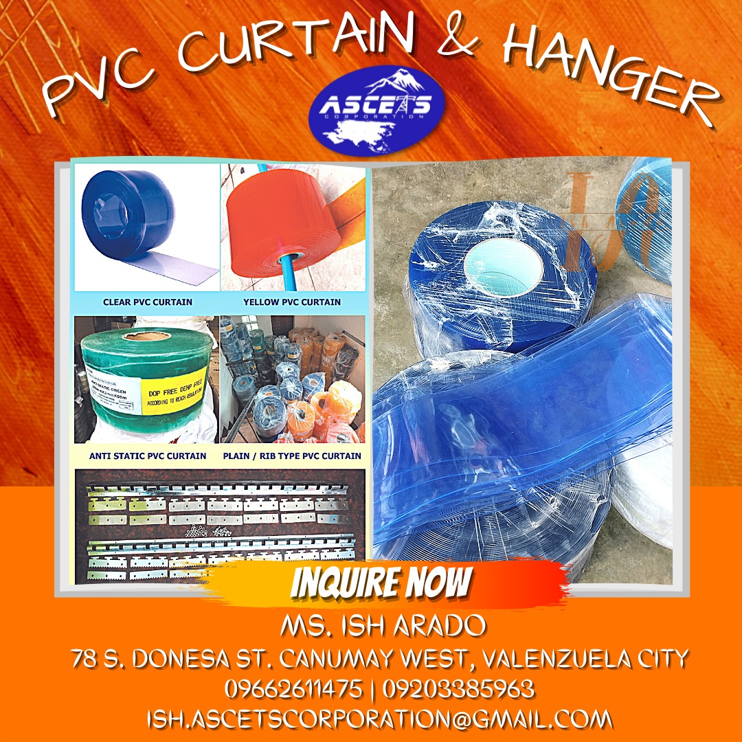 plain or rib pvc curtain, Commercial & Industrial, Construction ...