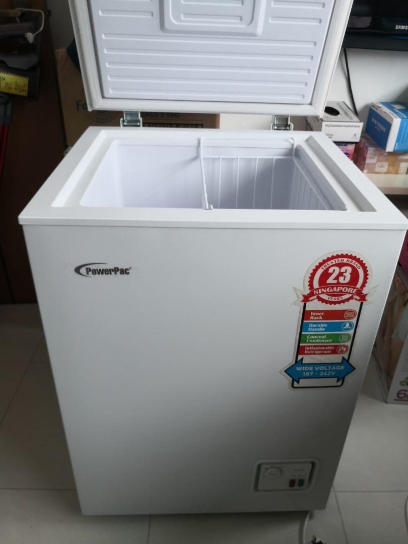PowerPac PPFZ100 Chest Freezer 100L, TV & Home Appliances, Kitchen ...
