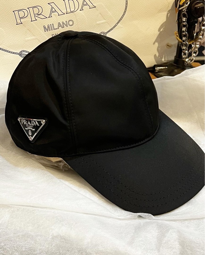 Prada Re-nylon baseball cap, Men's Fashion, Watches & Accessories, Caps ...