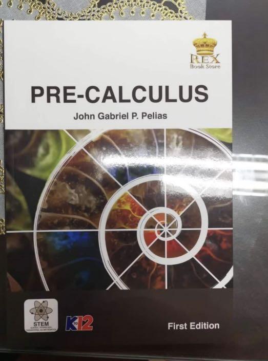 Pre-Calculus SHS k12 book by rex bookstore, Hobbies & Toys, Books ...