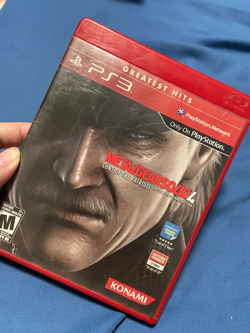 PS3 METAL GEAR SOLID 4, Video Gaming, Video Games, PlayStation on Carousell