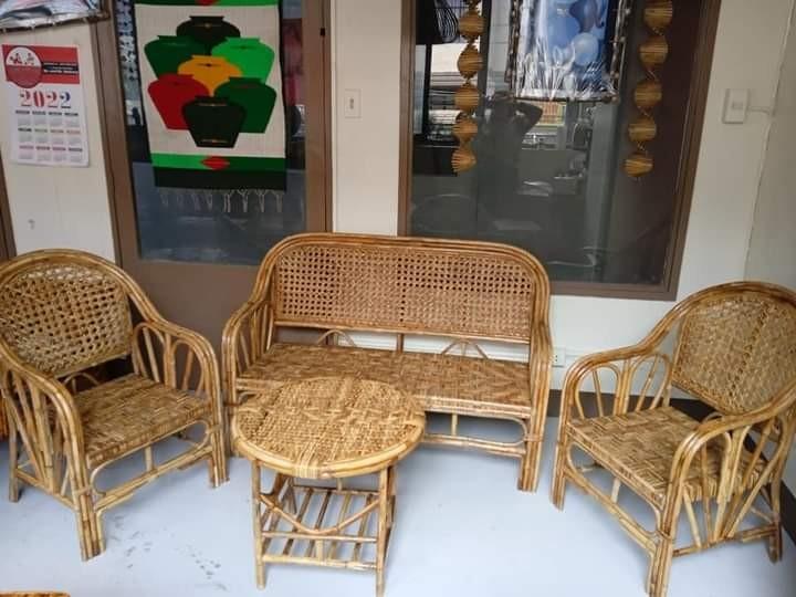 RATTAN SALA SET SOLOHIYA XL, Furniture & Home Living, Furniture, Sofas ...
