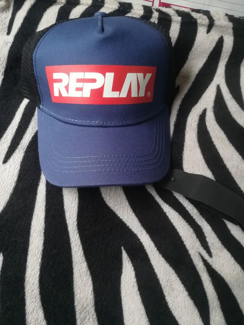 REPLAY Trucker Hat, Men's Fashion, Watches & Accessories, Caps & Hats ...