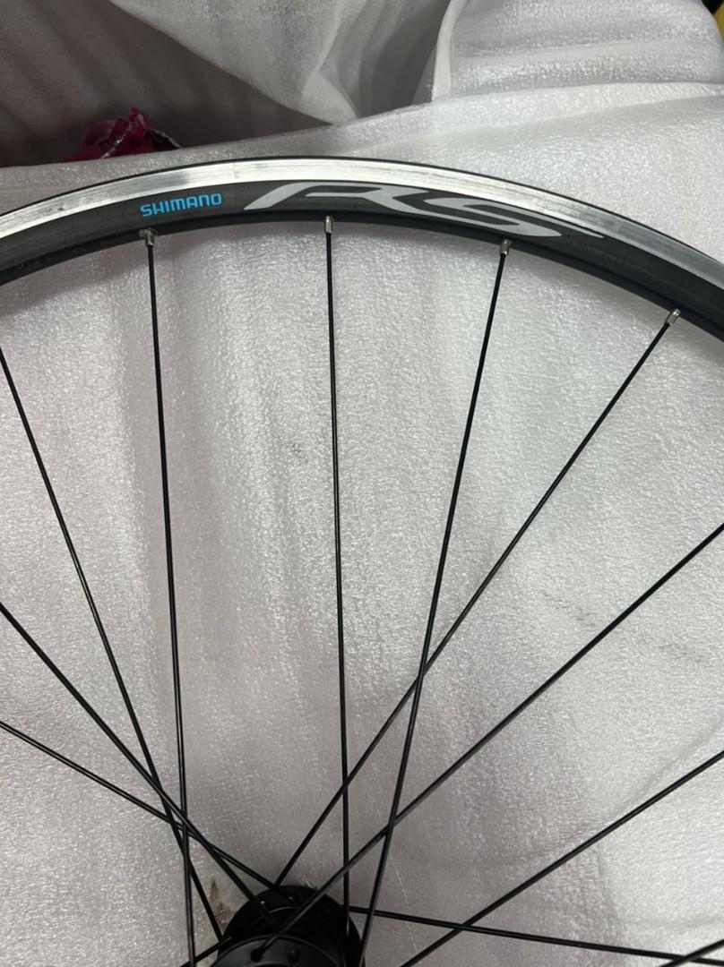 RIM BRAKE Shimano RS Aluminium wheelset 700c, Sports Equipment ...