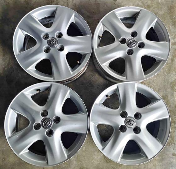 Rim Enkei Toyota Vios Standard Size 15 Et45 JJ5.5, Auto Accessories on ...