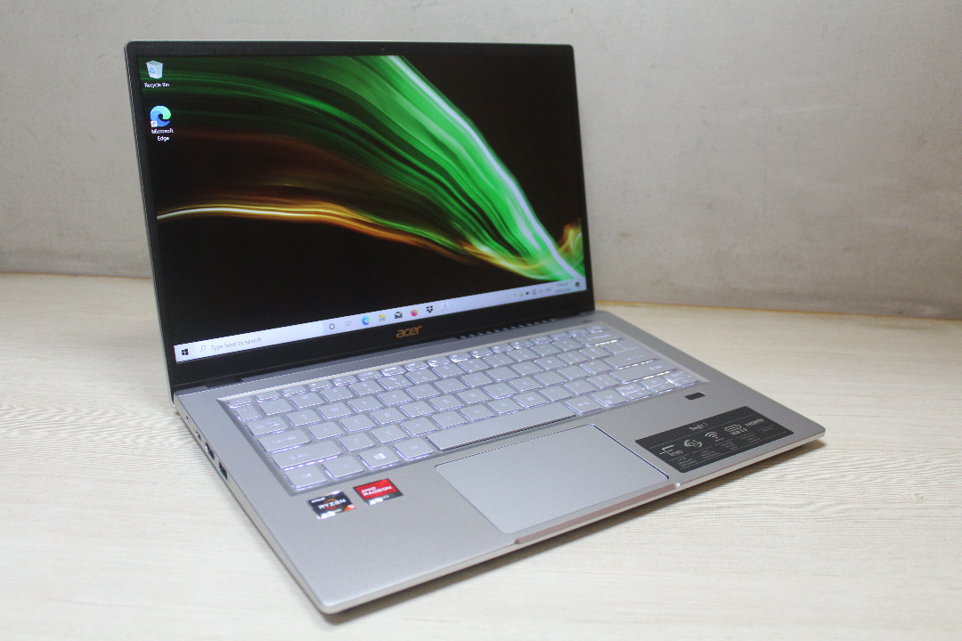 Ryzen 5 5500u 1.2KG acer swift 3 sf314 Ram 8gb ssd 512gb Backlit keys ...