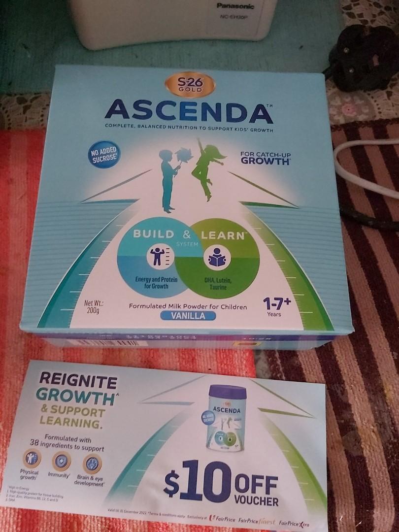 S26 Gold Ascenda milk powder and 10 dollar Voucher, Babies & Kids, Nursing & Feeding, Weaning ...