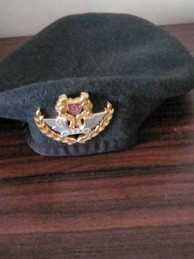 SAF Beret, Men's Fashion, Coats, Jackets and Outerwear on Carousell