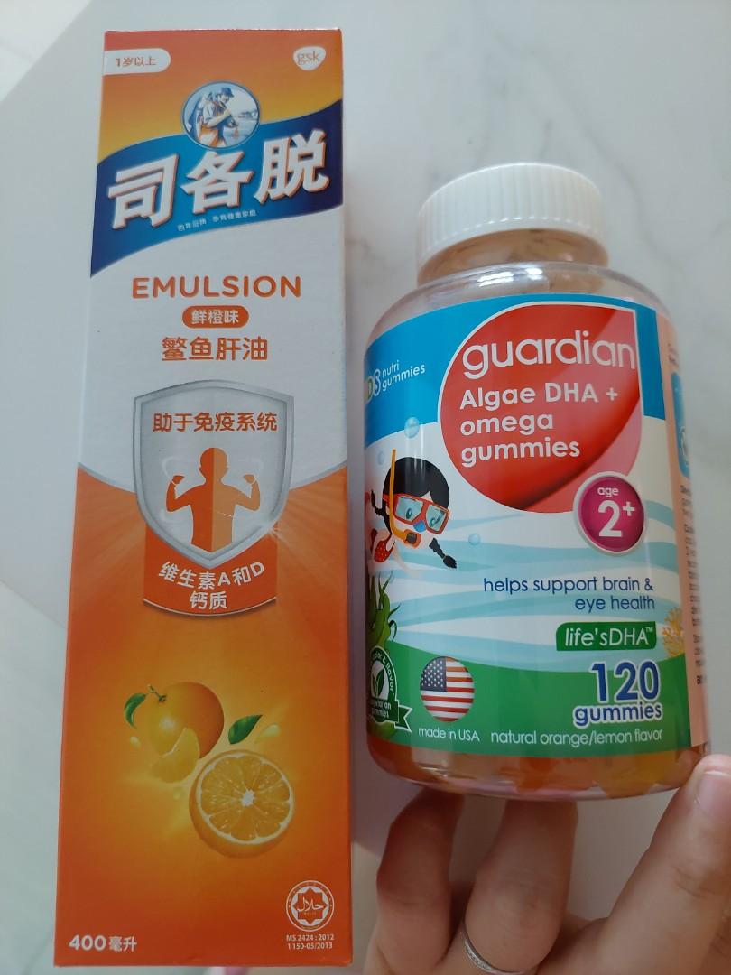 Scott's emulsion cod liver oil and algae dha + omega gummies, Health ...