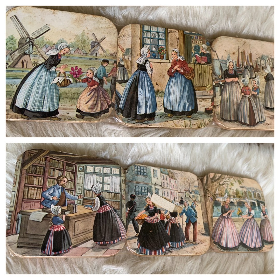 Set of 6: Coasters from Holland, Furniture & Home Living, Kitchenware ...