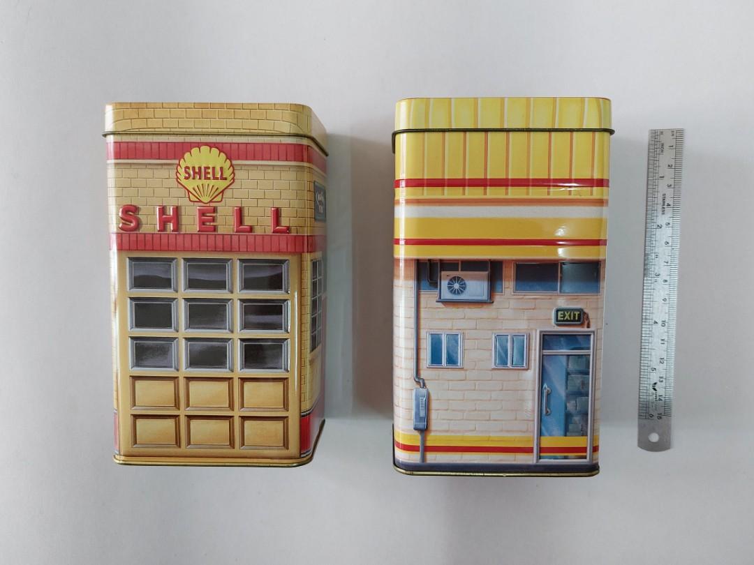 Vintage Shell Heritage Canister Collection 125 years Collectable ...