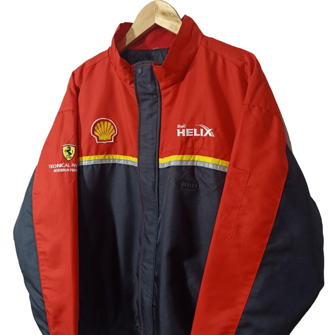 Shell x Ferrari Racing Jacket (Red & Black) - 27 L 26 W, Men's Fashion ...