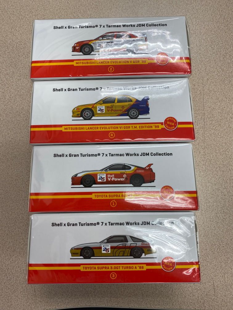 Shell x Gran Turismo 7 x Tarmac Works JDM Collection, 興趣及遊戲, 玩具 & 遊戲類 ...