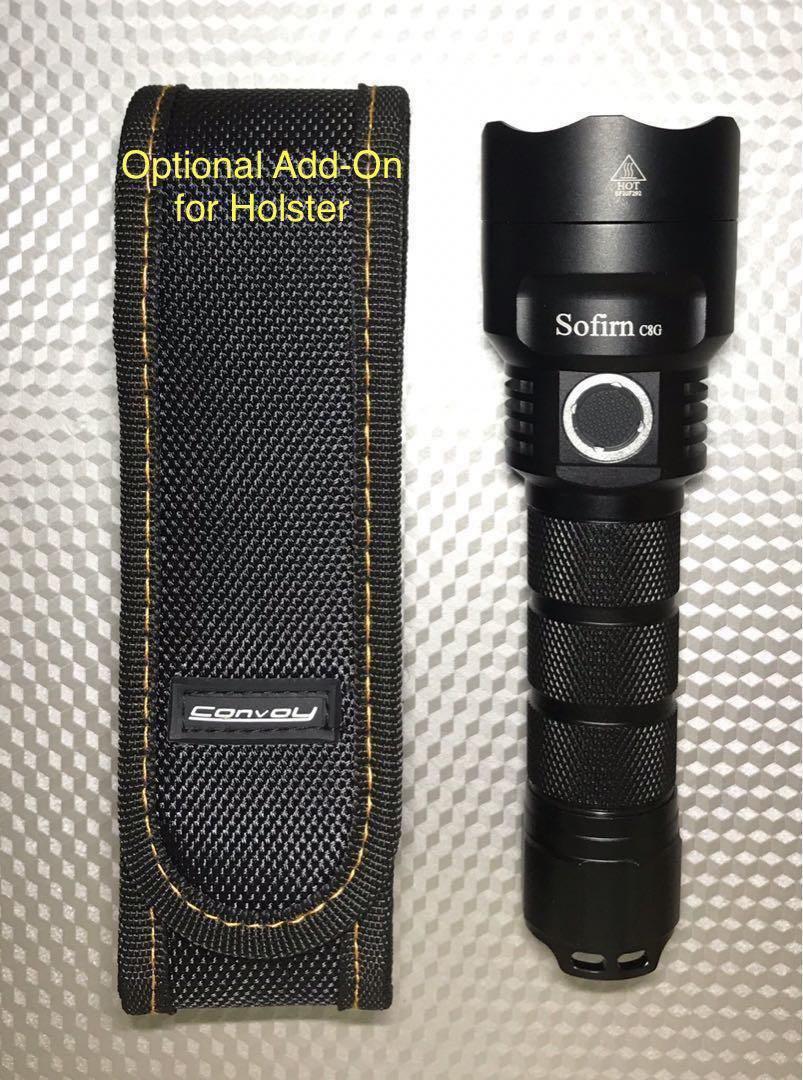 Sofirn C8G SST40 2000lm 565m 21700 Thrower Flashlight, Sports Equipment ...