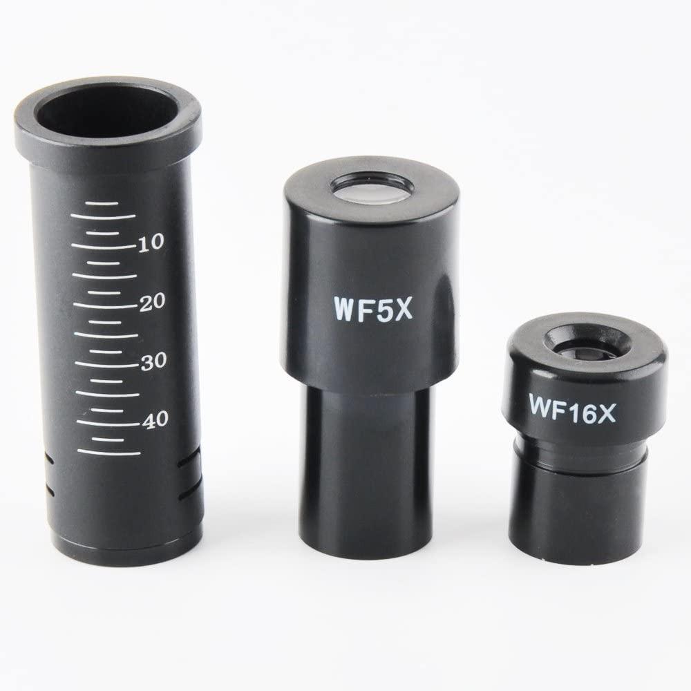 Solomark Microscope Set, 20x - 1280x Professional Monocular Biological Compound Microscope Set ...