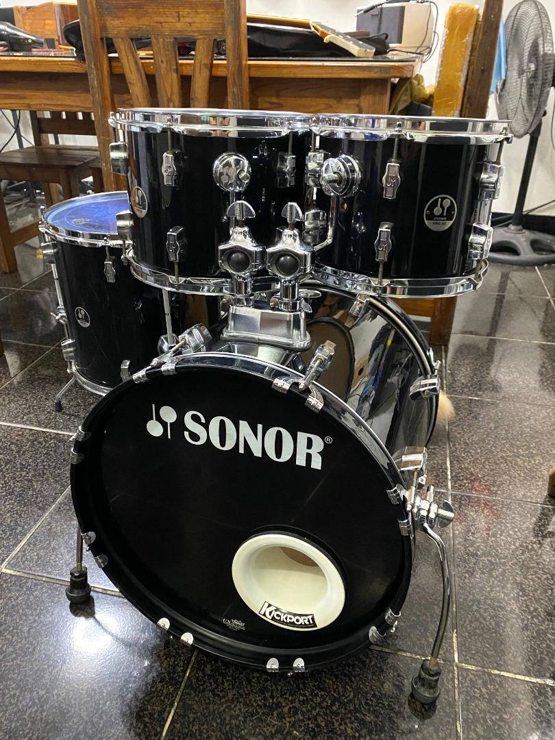Sonor 507 4pc Drum Set (18" bass drum), Hobbies & Toys, Music & Media ...