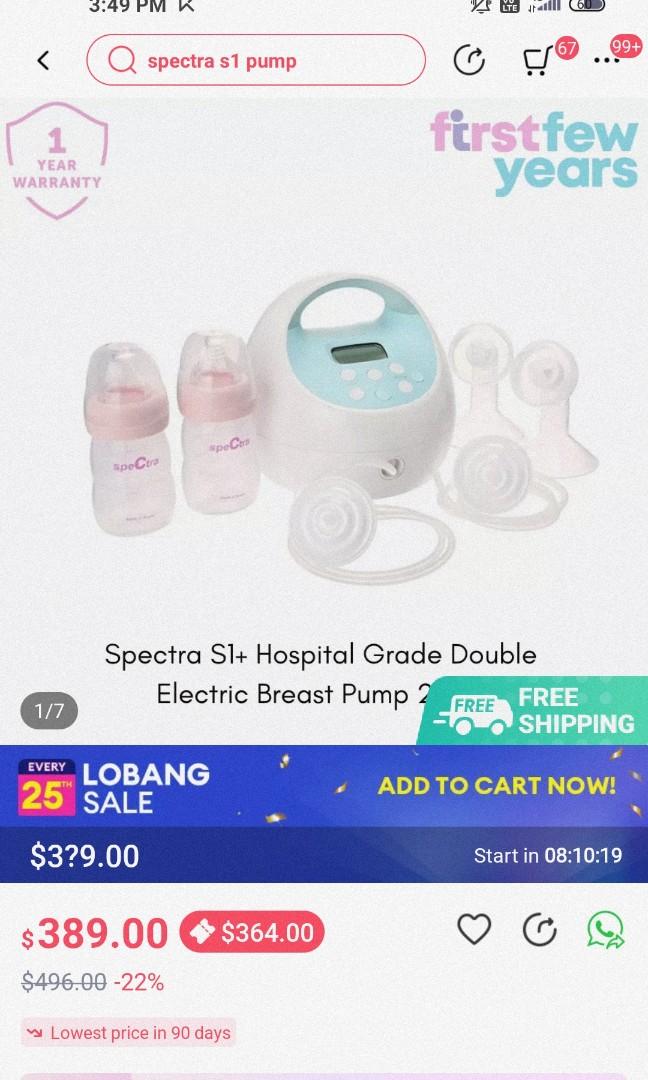 Spectra s1 Plus breast pump, Babies & Kids, Nursing & Feeding ...